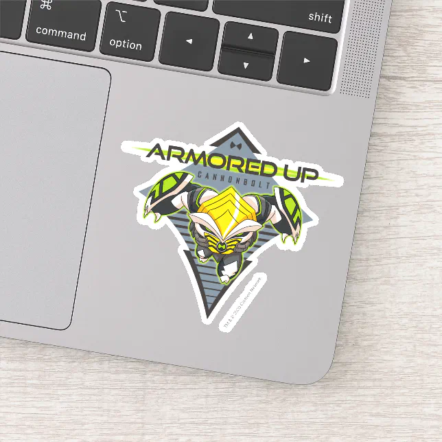 Armored Up - Omni-Kix Cannonbolt Sticker | Zazzle