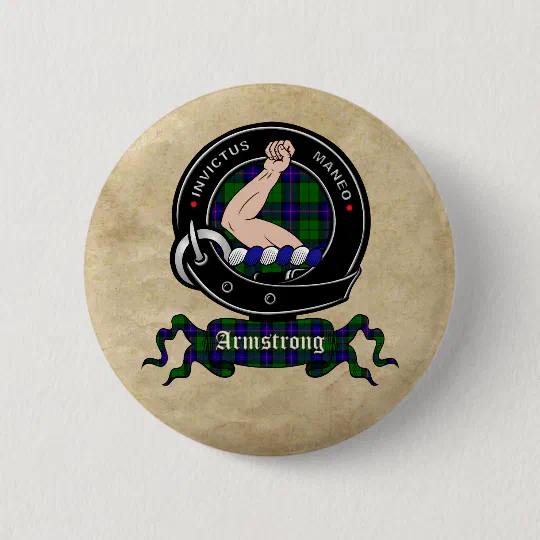 Armstrong Clan Badge Buttons | Zazzle.com
