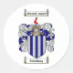ARMSTRONG FAMILY CREST - ARMSTRONG COAT OF ARMS CLASSIC ROUND STICKER ...