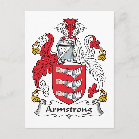 Armstrong Family Crest Postcard | Zazzle.com