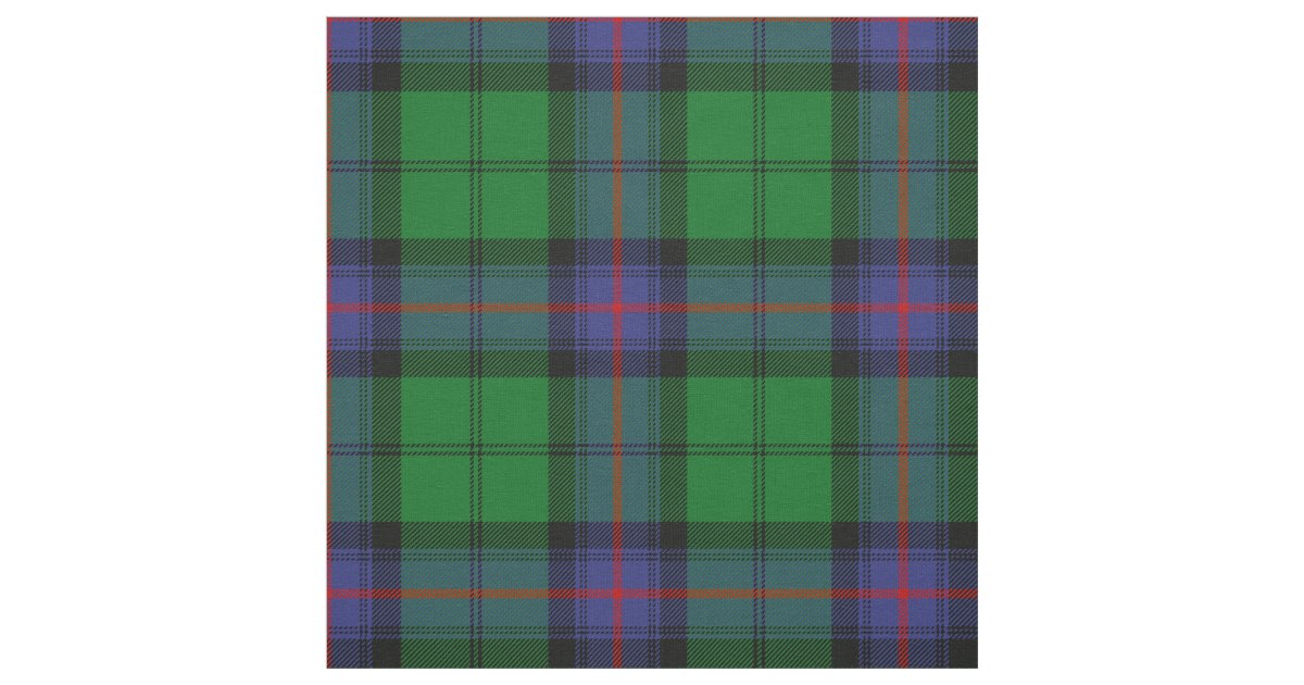 Armstrong Scottish Clan Tartan Fabric | Zazzle
