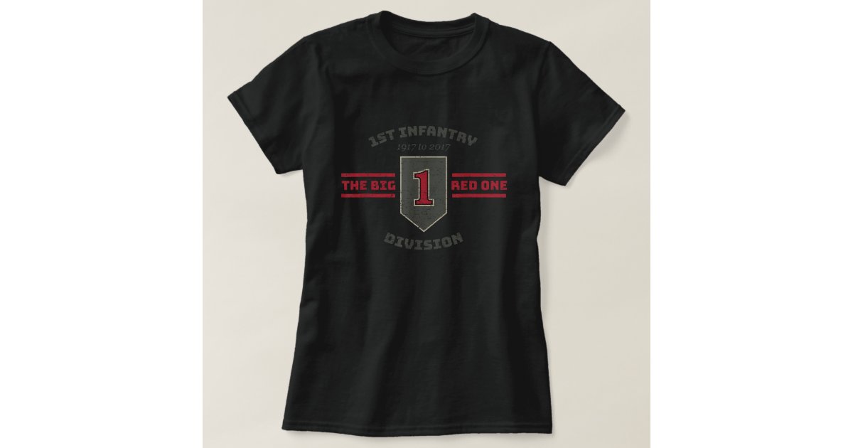 Army 1st Infantry Division Big Red One T-Shirt | Zazzle
