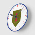 Army 1st Infantry Division Round Clock | Zazzle