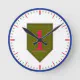 Army 1st Infantry Division Round Clock | Zazzle