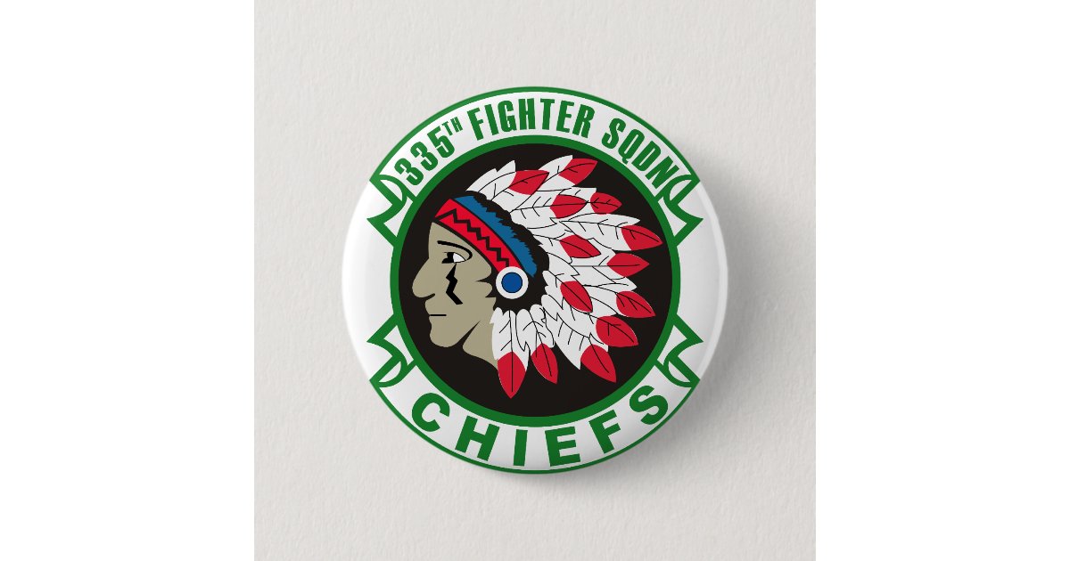 Army 335th Fighter Squadron Insignia Button | Zazzle