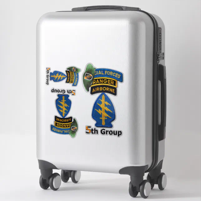 Army 5th Special Forces Group SFG contour stickers | Zazzle