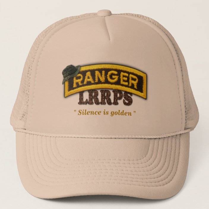 Army 75th Ranger Regiment Airborne Rangers Vets Trucker Hat | Zazzle