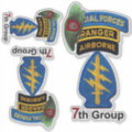 Army 7th Special Forces Group SFG contour stickers | Zazzle