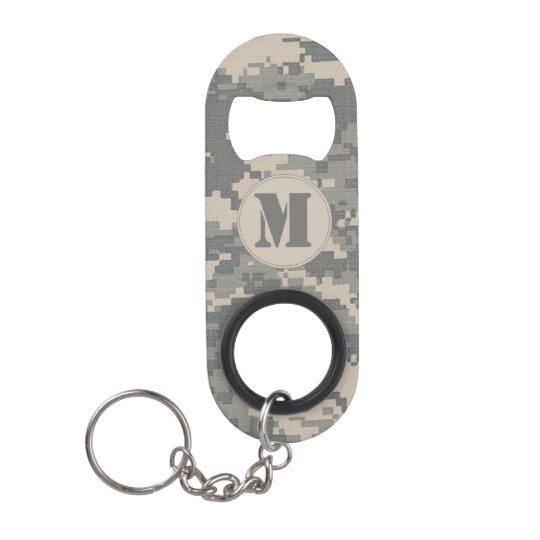 ARMY ACU Camo Mini Bottle Cap Opener Keychain | Zazzle.com
