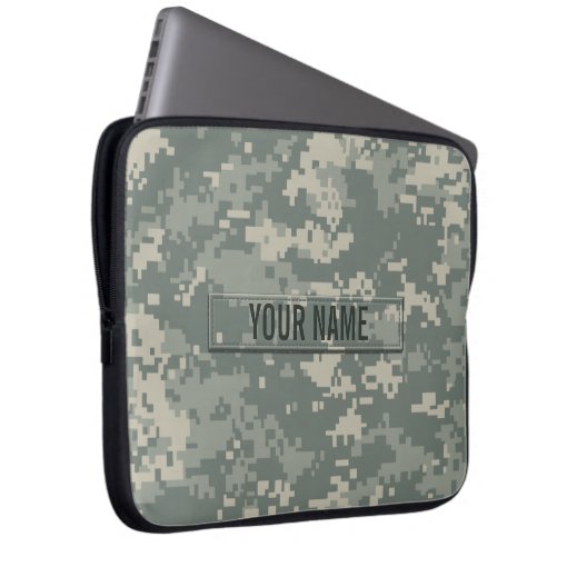 Army ACU Camouflage Customizable Laptop Sleeve | Zazzle