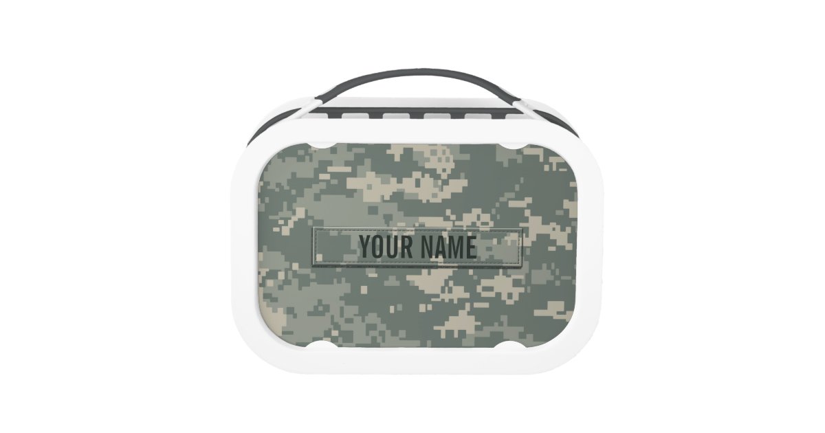 Army ACU Camouflage Customizable Lunch Box | Zazzle