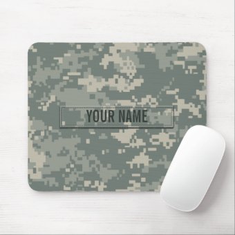 Army ACU Camouflage Customizable Mouse Pad | Zazzle