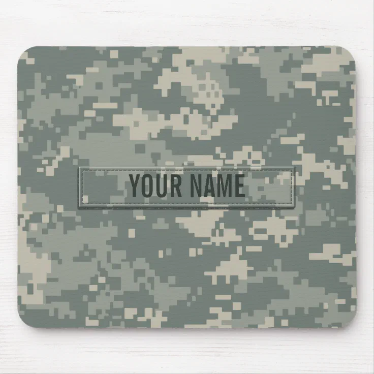 Army ACU Camouflage Customizable Mouse Pad | Zazzle