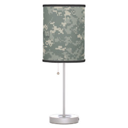 Army ACU Camouflage Customizable Table Lamp | Zazzle