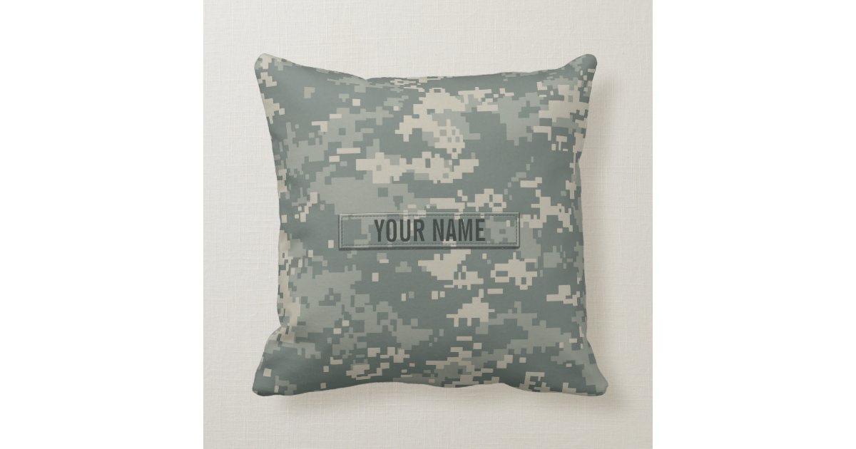Army ACU Camouflage Customizable Throw Pillow | Zazzle.com