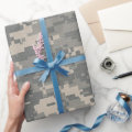 ARMY ACU Digital Camo Camouflage Wrapping Paper | Zazzle