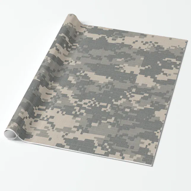 ARMY ACU Digital Camo Camouflage Wrapping Paper | Zazzle