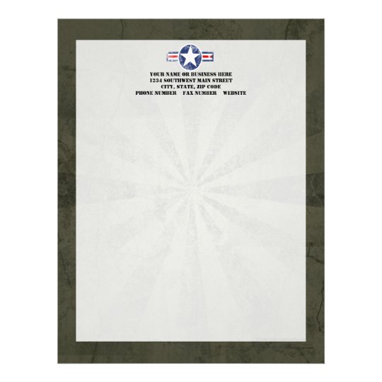 Army Air Corps Vintage Letterhead | Zazzle.com