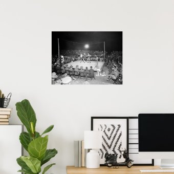 Army Boxing Match, 1920s Poster | Zazzle