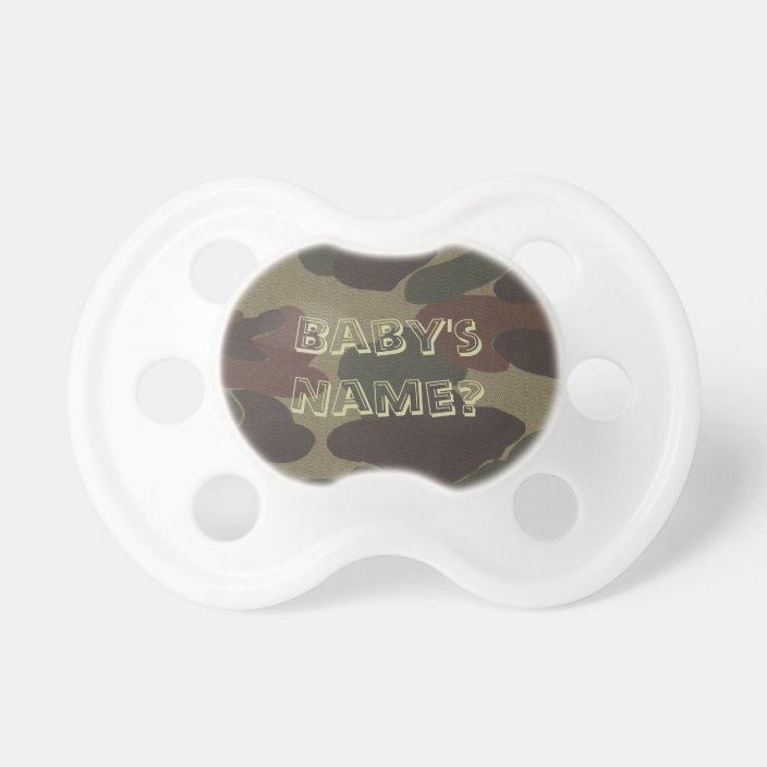 Army Camo BooginHead Baby Pacifier | Zazzle.com
