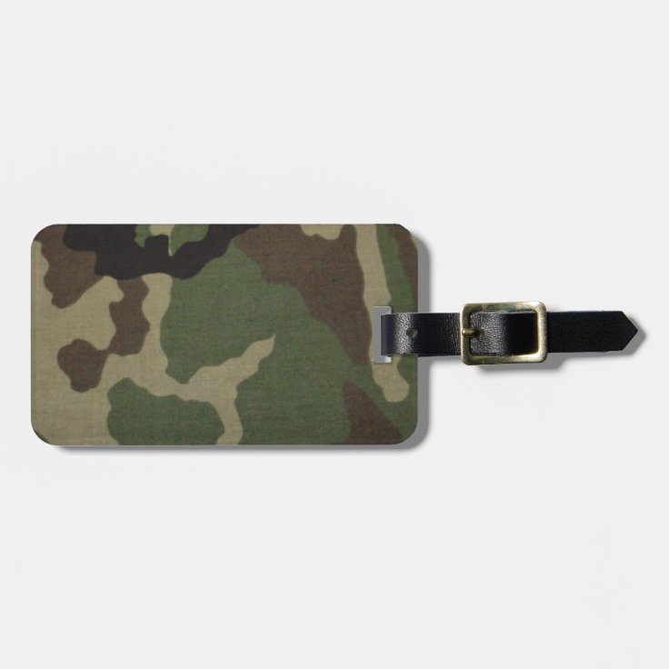 Army Camo Luggage Tag | Zazzle