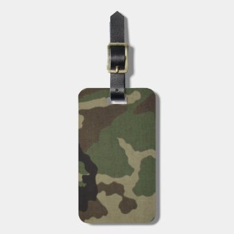 Army Camo Luggage Tag | Zazzle