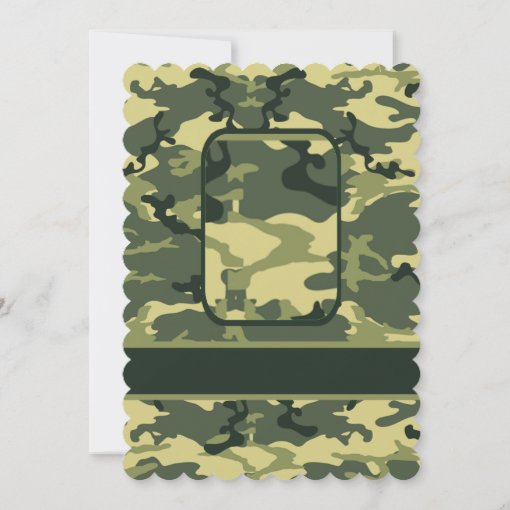 Army camo redneck wedding invitation | Zazzle