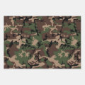 Army Camouflage Pattern Wrapping Paper Sheets | Zazzle