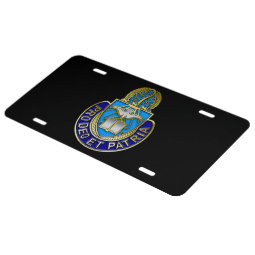 Army Chaplain Corp Crest License Plate | Zazzle