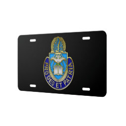 Army Chaplain Corp Crest License Plate | Zazzle