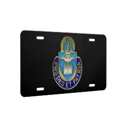 Army Chaplain Corp Crest License Plate | Zazzle