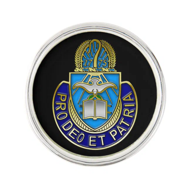Army Chaplain Corp Crest Round Lapel Pin | Zazzle