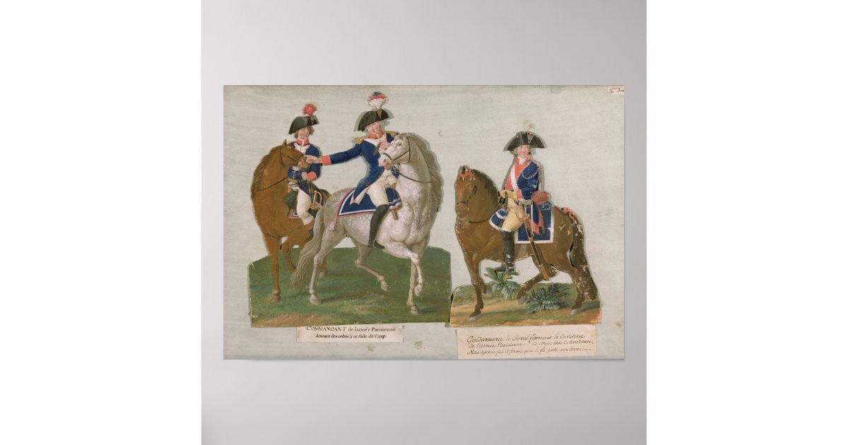 Army Commander and an Officer Poster | Zazzle