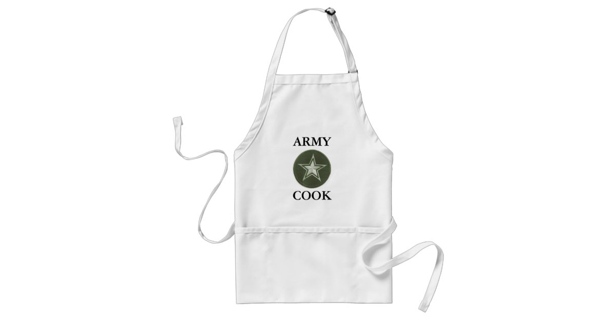 Army Cook Military Logo Adult Apron | Zazzle