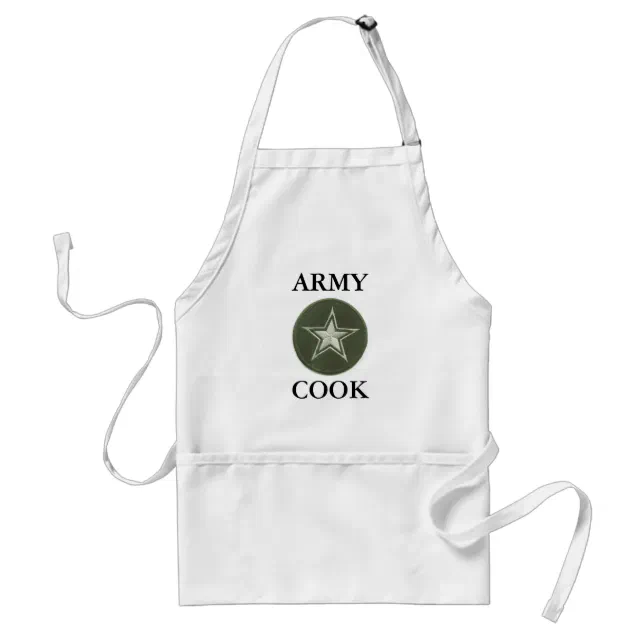 Army Cook Military Logo Adult Apron | Zazzle