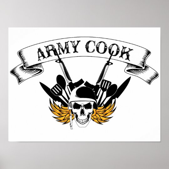 Army Cook Poster | Zazzle.com