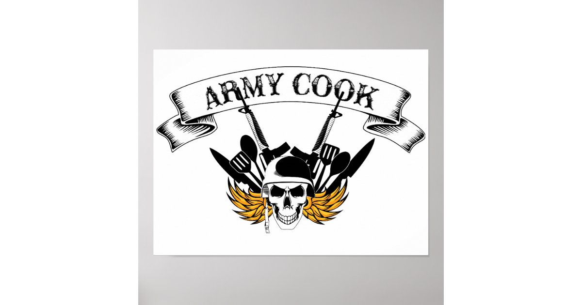 Army Cook Poster | Zazzle
