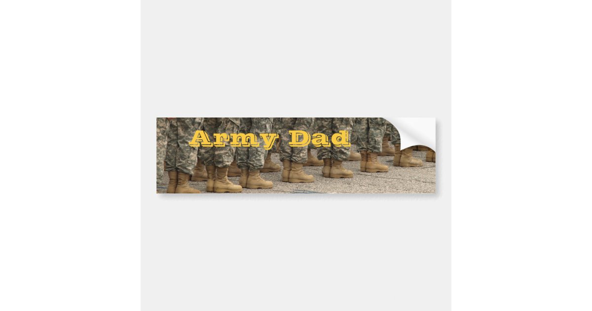Army Dad bumper sticker | Zazzle