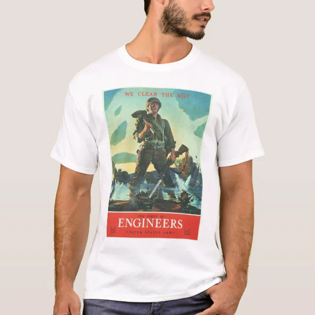 Army Engineer T-Shirt | Zazzle