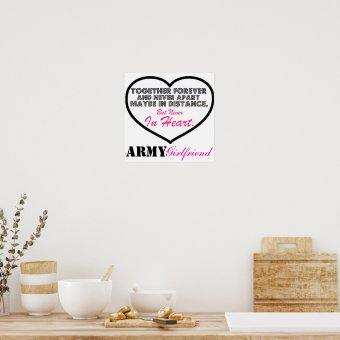ARMY Girlfriend Poster | Zazzle