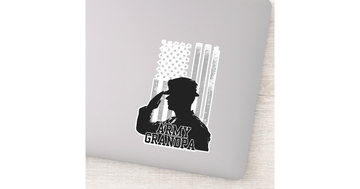 Army Grandpa Sticker | Zazzle