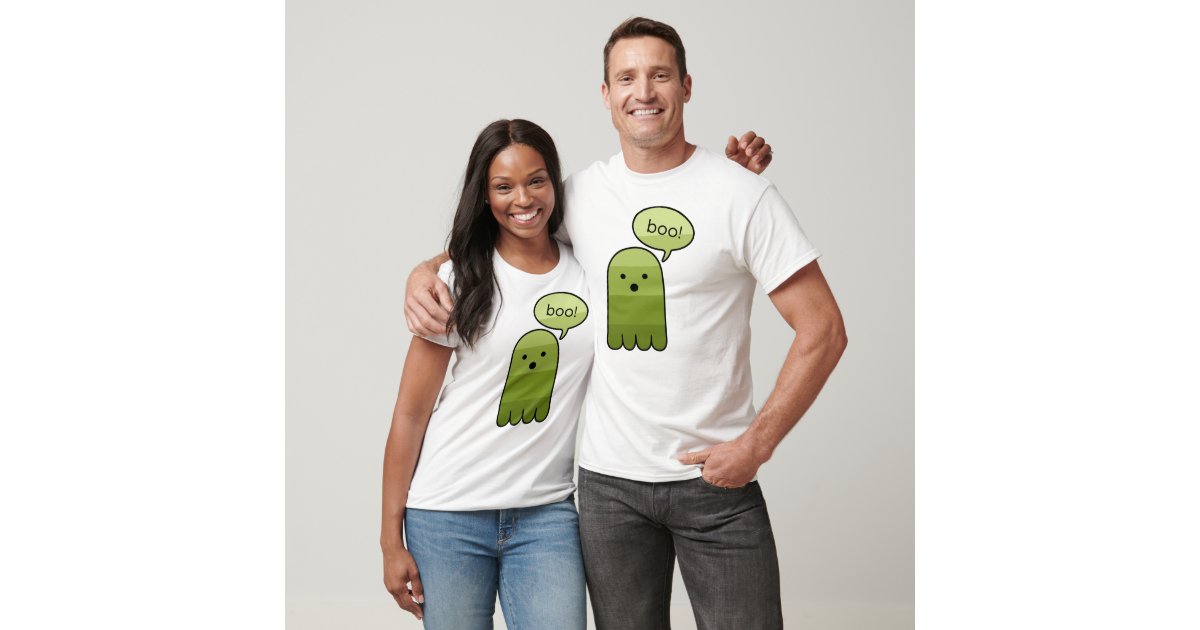 Army Green Boo Ghost Halloween T-Shirt | Zazzle