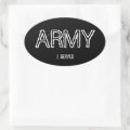 Army "I Served" Oval Sticker | Zazzle
