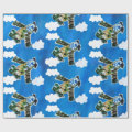 Army Jet "Art by Kids" Wrapping Paper | Zazzle