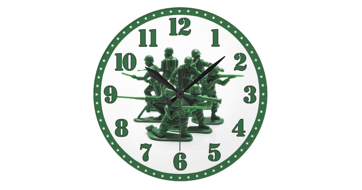 Army Men Clock | Zazzle.com