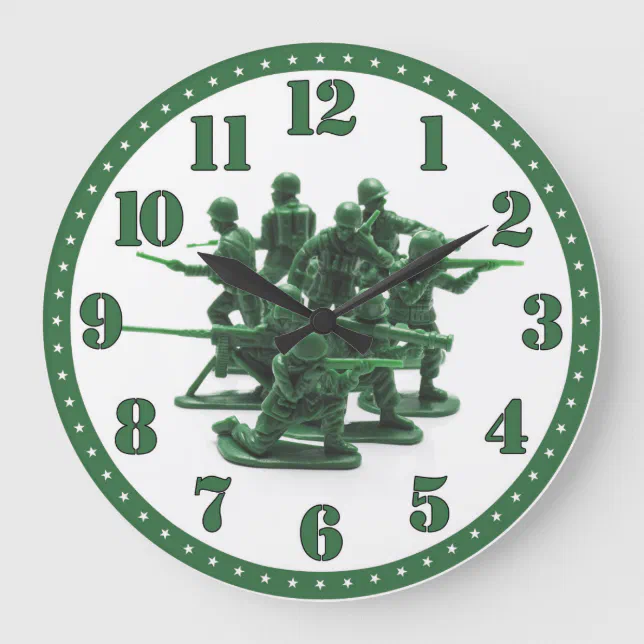 Army Men Clock | Zazzle