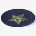 Army Military Birthday Party Paper Plates | Zazzle