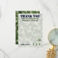 Army Military Birthday Thank You Note Cards | Zazzle