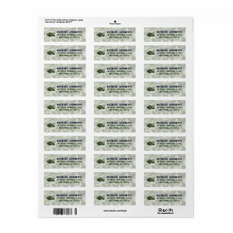 Army Military Camo Return Address Label | Zazzle