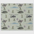 Army Military Camouflage Green Camo Wrapping Paper | Zazzle
